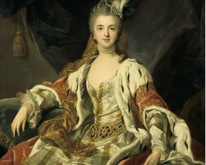 Une odalisque décorative inspirée de Louise-Élisabeth Vigée Le Brun