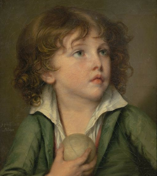 Un portrait d’enfant par Jeanne-Philiberte Ledoux